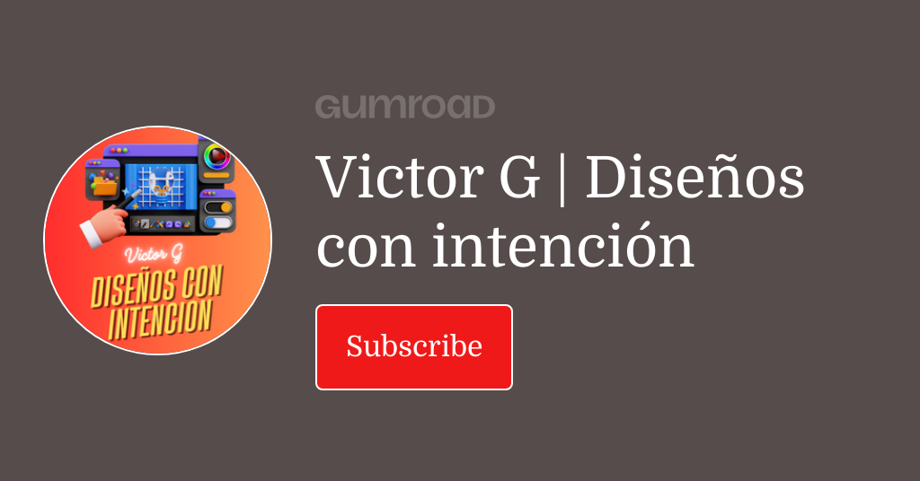 Victor G | Diseños con intención