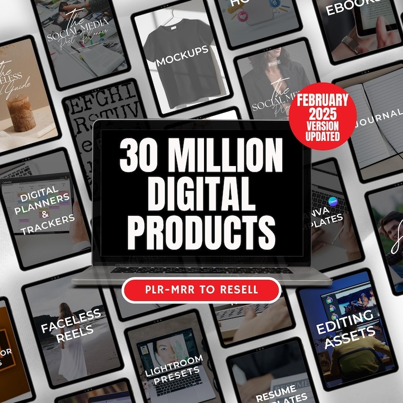 30M+ DONE-FOR-YOU PREMIUM DIGITAL PRODUCTS