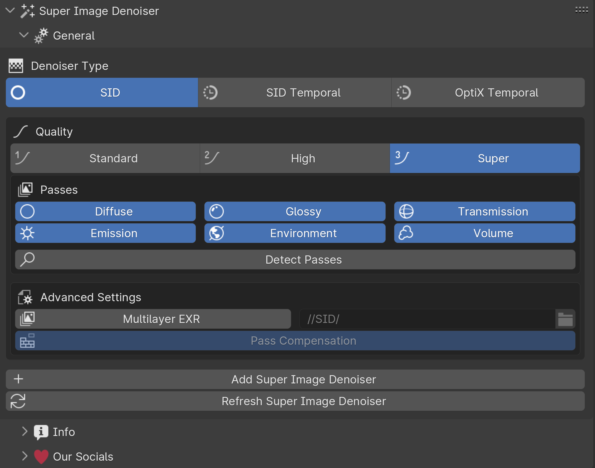 Super Image Denoiser - BETA Release - v4.0.1 - Pidgeon Tools