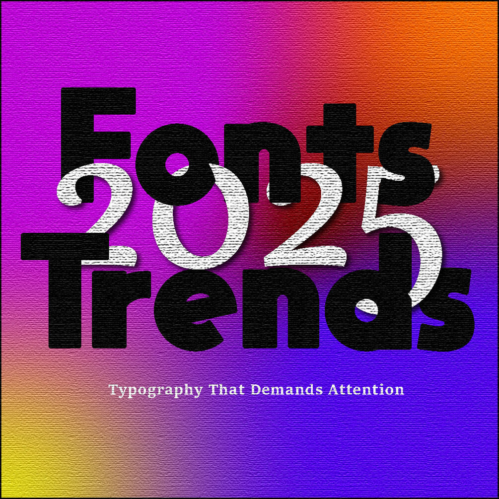 Fonts trends 2025 (carousel)
