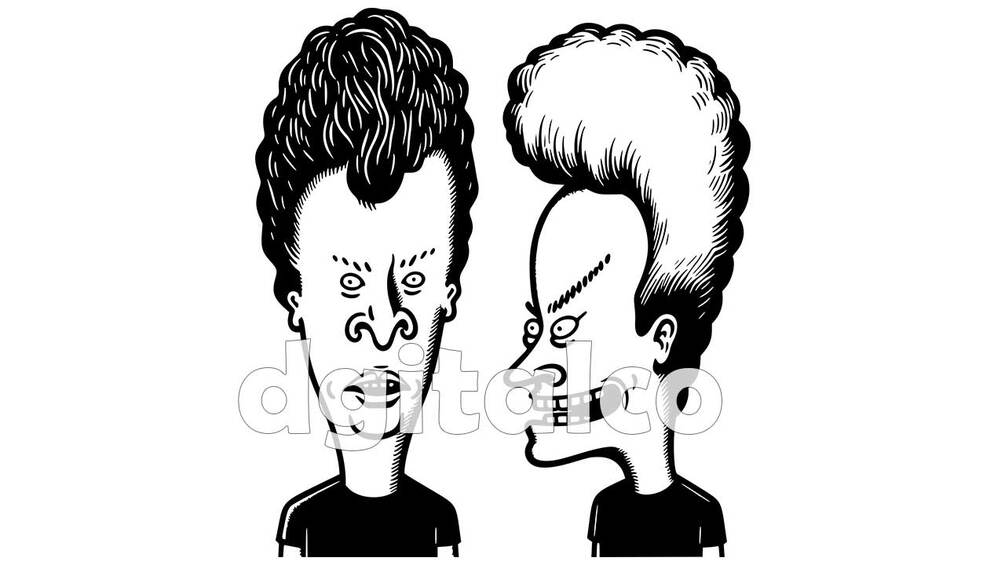 Beavis and Butt-Head Vector Pack - Unique Design for T-Shirts, Murals ...