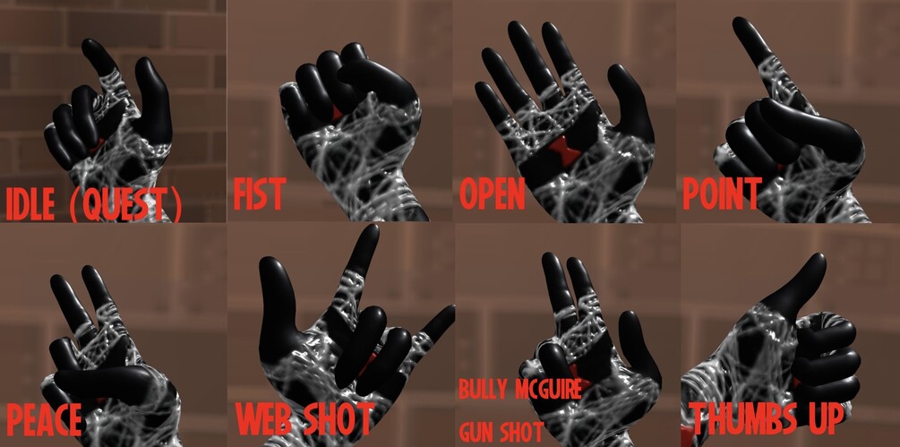 BEST Spider Gesture (VRChat)