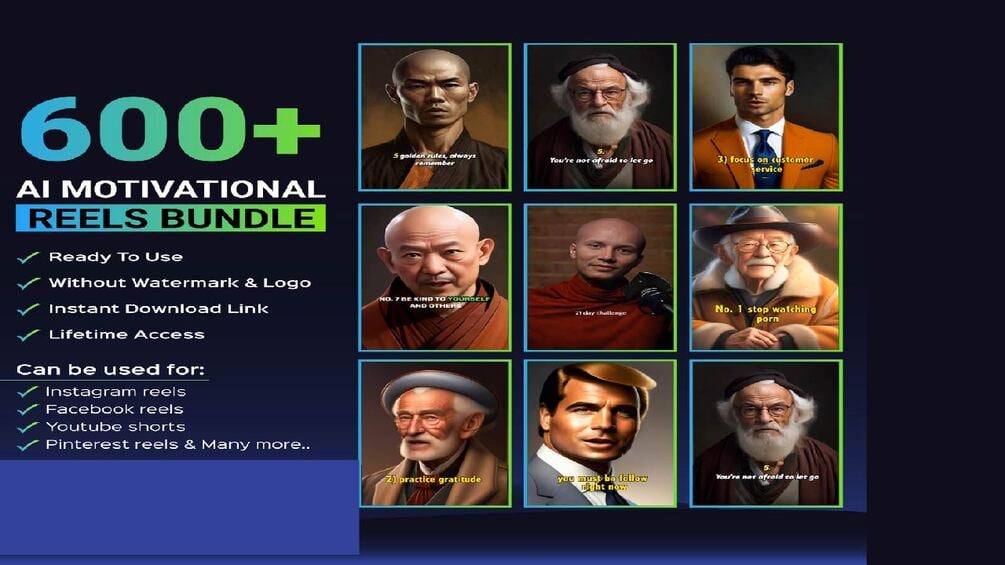 600+ Ai Avatars Reel Bundle