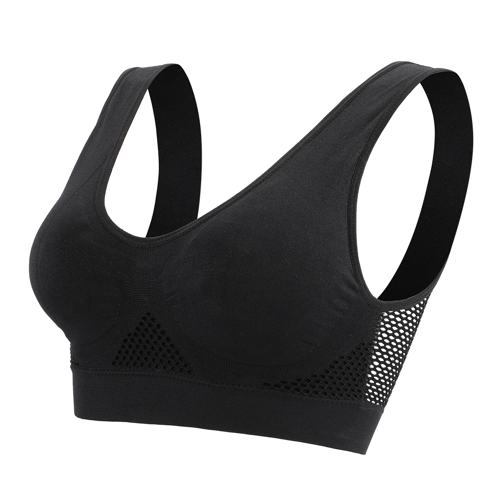 Shockproof sports breathable bra