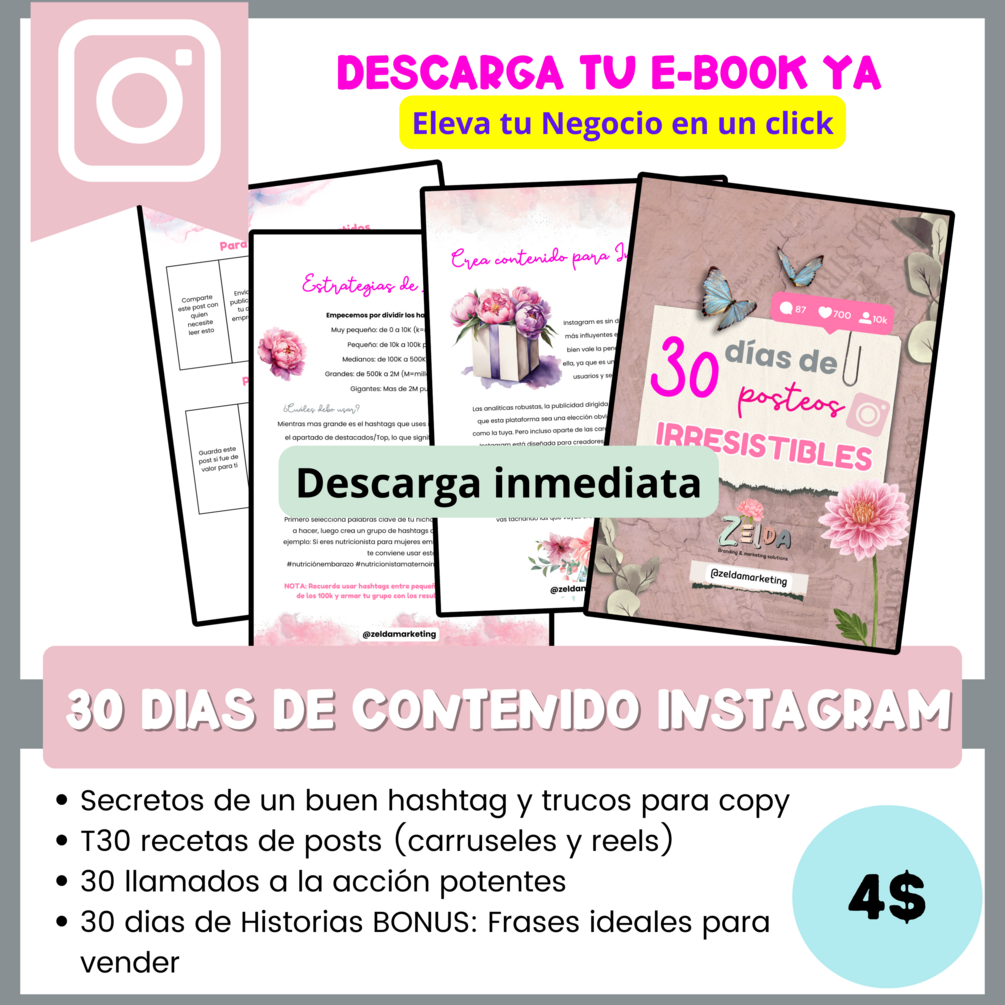 30 ideas de Contenido para Instagram para cada día del mes