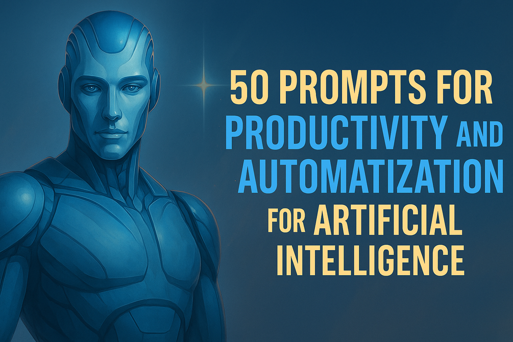 50 Productivity and Automation Prompts for Artificial Intelligence