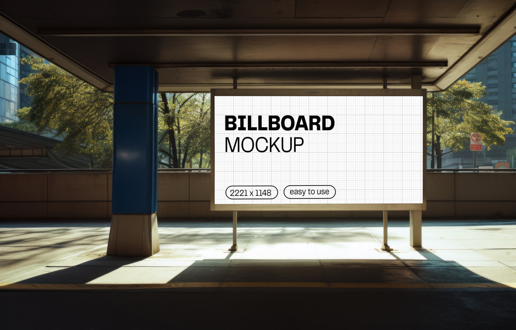 Urban Commercial Billboard Mockup / #348