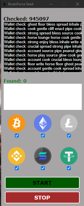 Crypto Wallet Cracker
