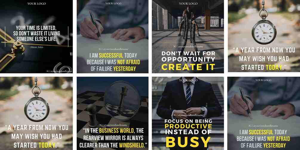 Canva Motivation 100 Template