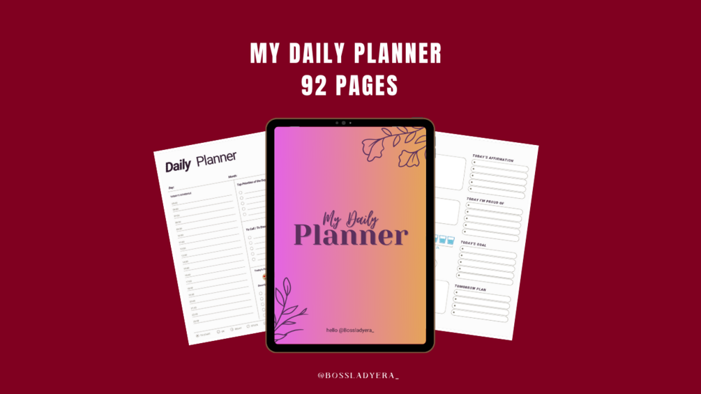 My Daily Planner 2025