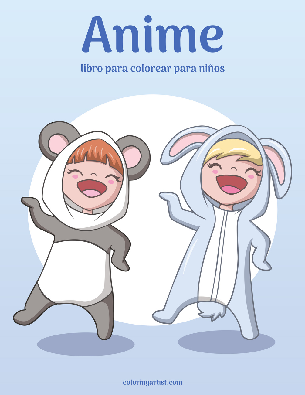 Anime libro para colorear para niños