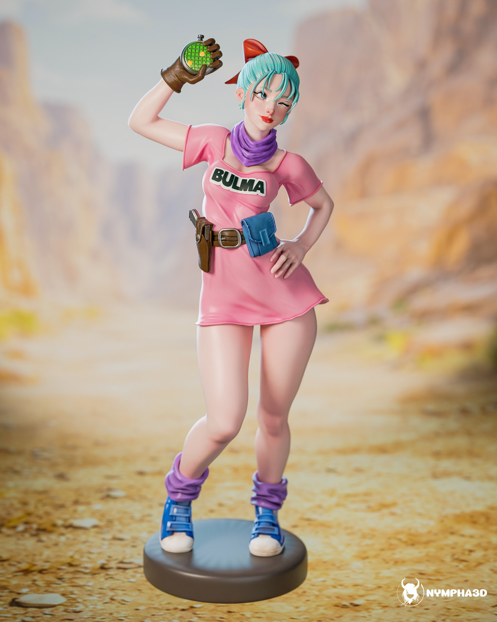 Bulma (Dragon Ball) STL for 3D Printing