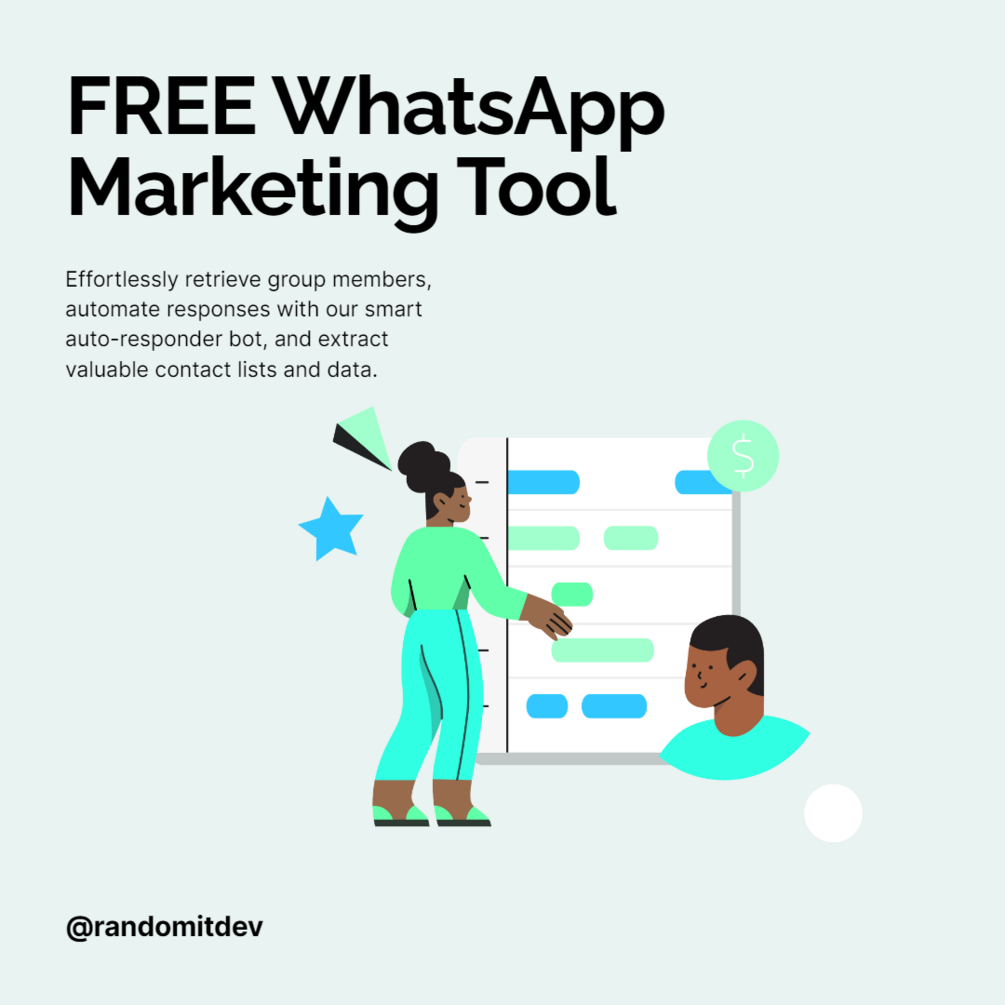 FREE!! - Ultimate WhatsApp Marketing Tool + AutoBot