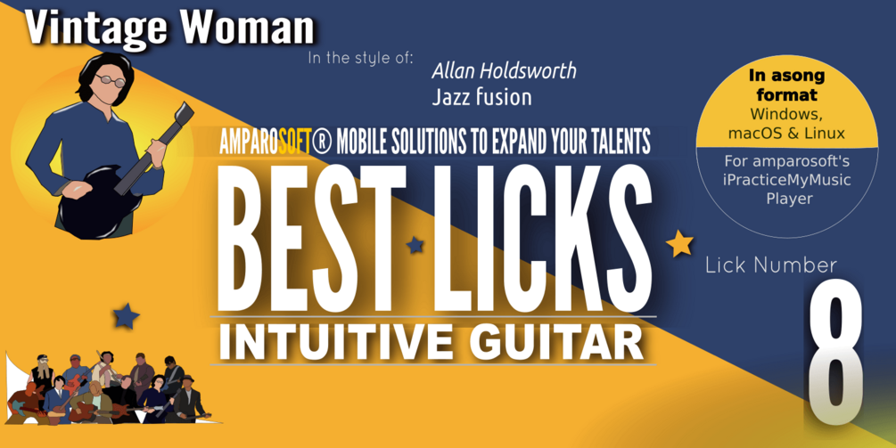 Lick 8 - Vintage Woman from "Best Licks - Intuitive Guitar" Series (.asong)