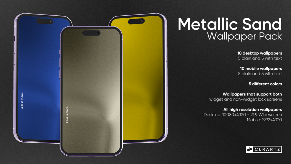 Metallic Sand Wallpaper Pack
