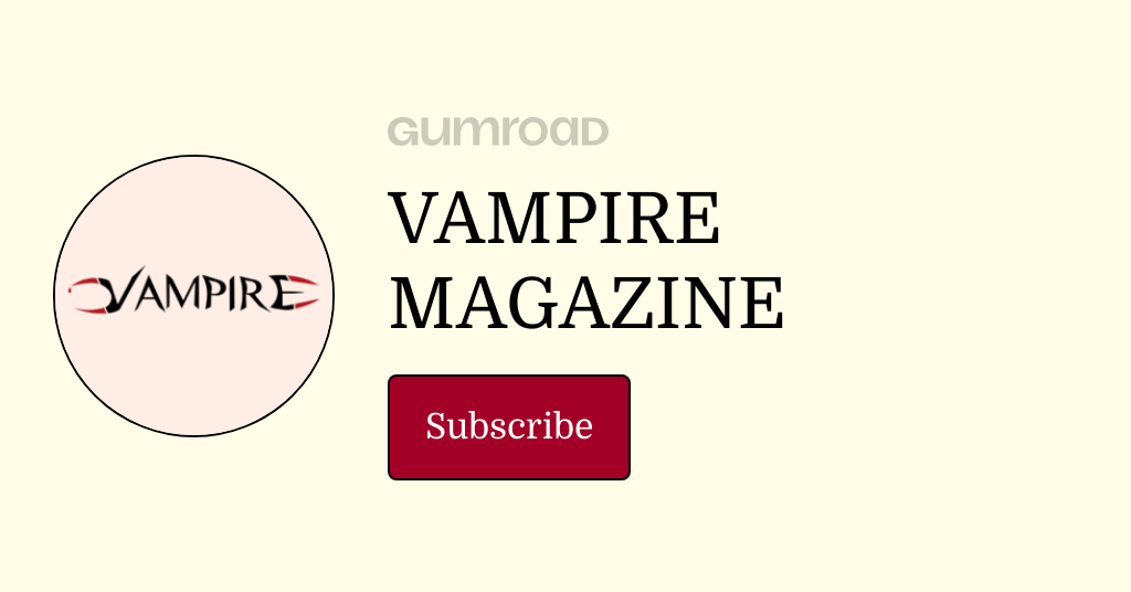VAMPIRE MAGAZINE