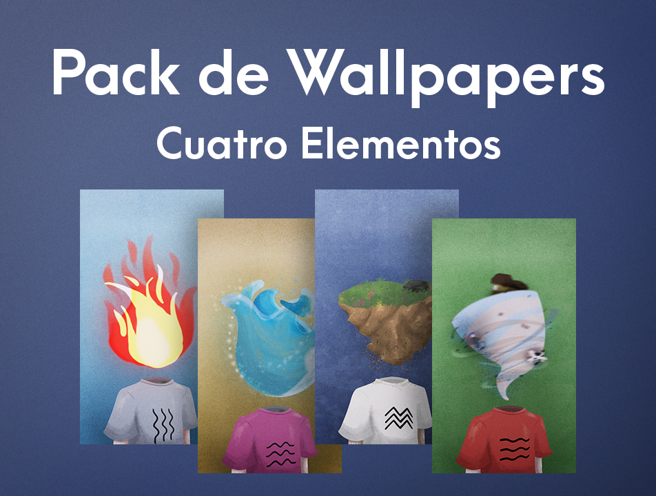 Pack de Wallpaper para Celulares - Elementos Naturales