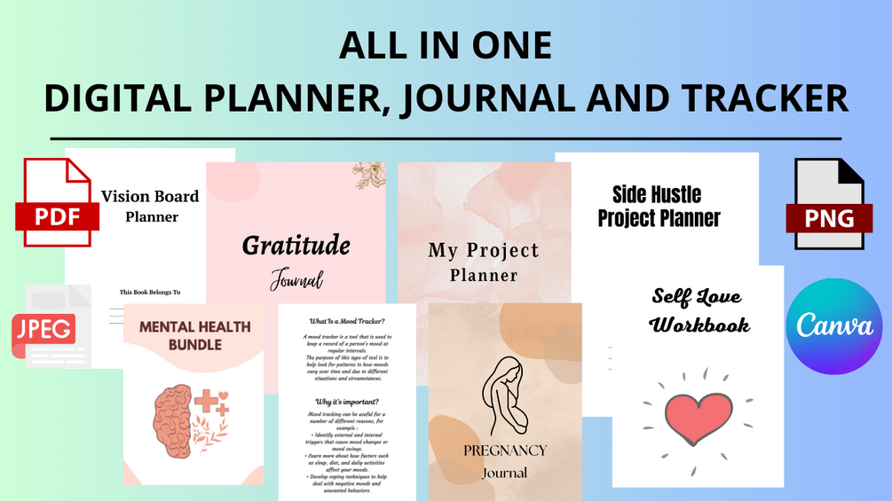 DIGITAL PLANNER, JOURNAL, & TRACKER