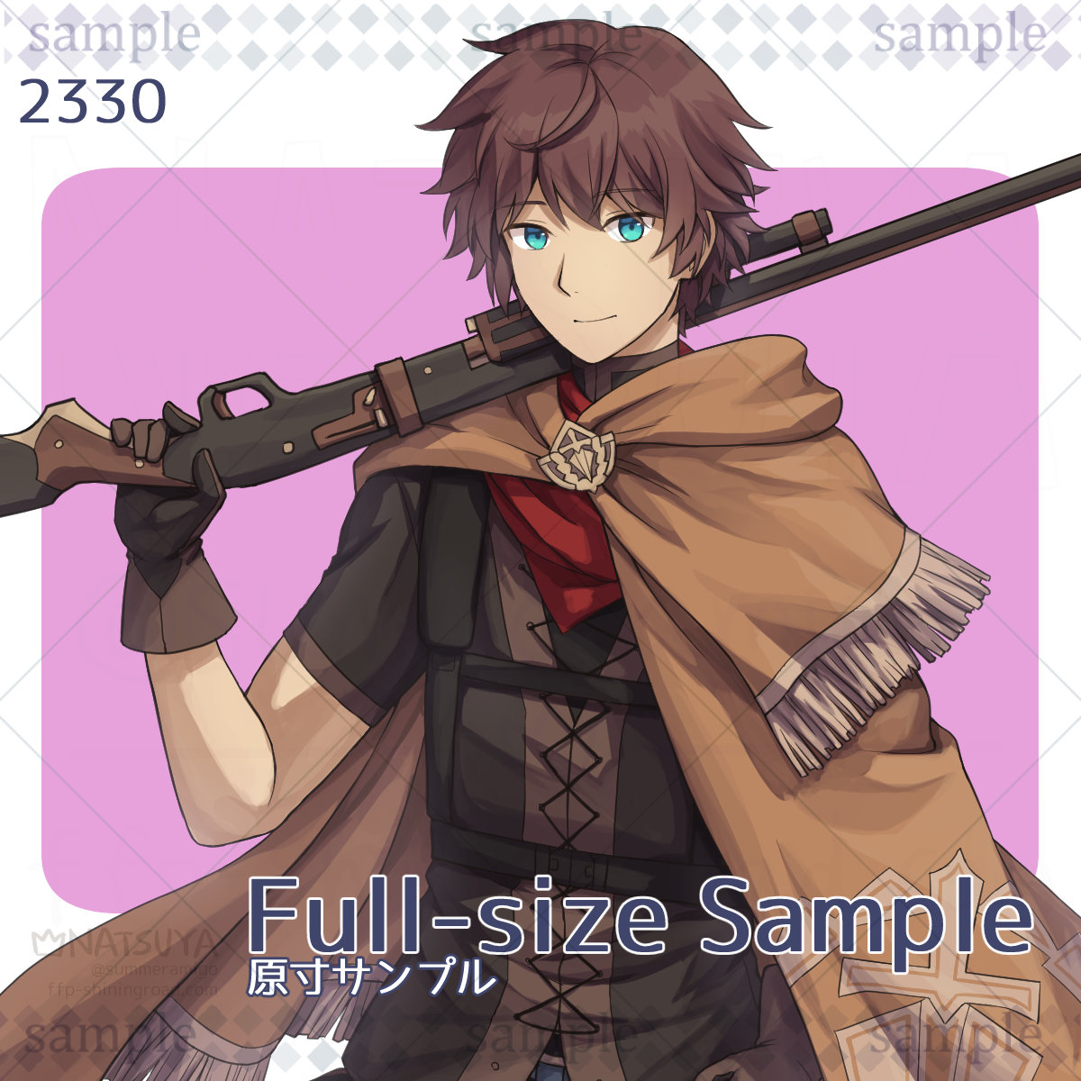Anime Character Art Pack: 2330 - 6 Expressions | Image: Young man ...