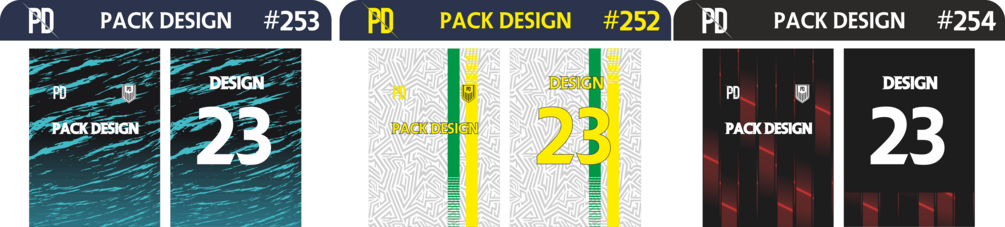 FOOTBAL KIT DESIGNS #250 DESIGNS CorelDRAW