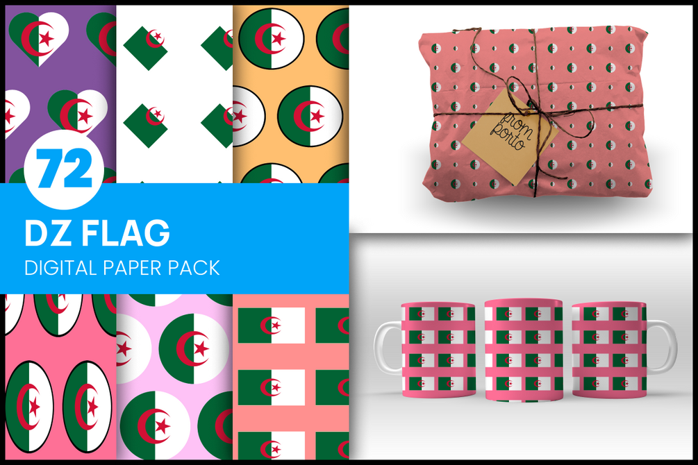 DZ Flag Seamless Patterns