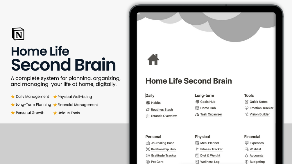 Home Life Second Brain (PRE-ORDER)
