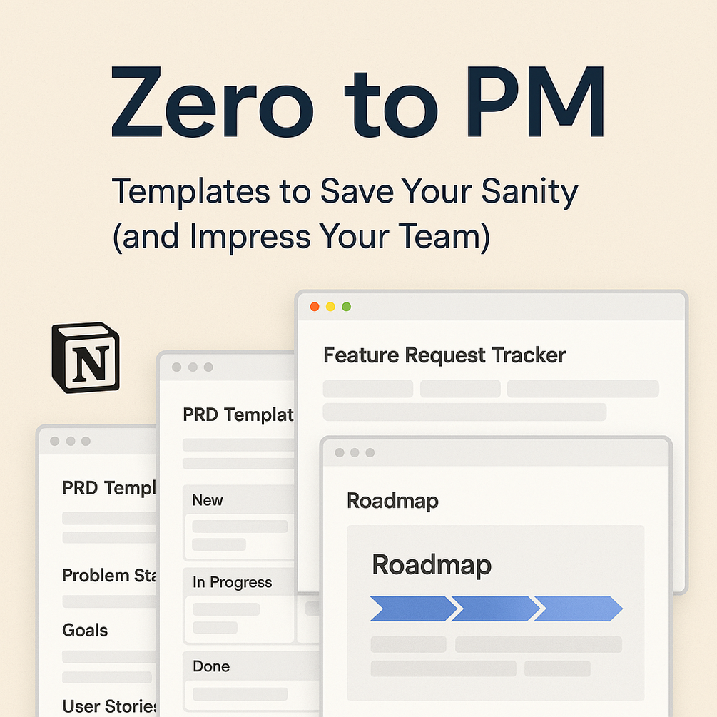 Zero to PM Kickstarter – Templates to Save Your Sanity