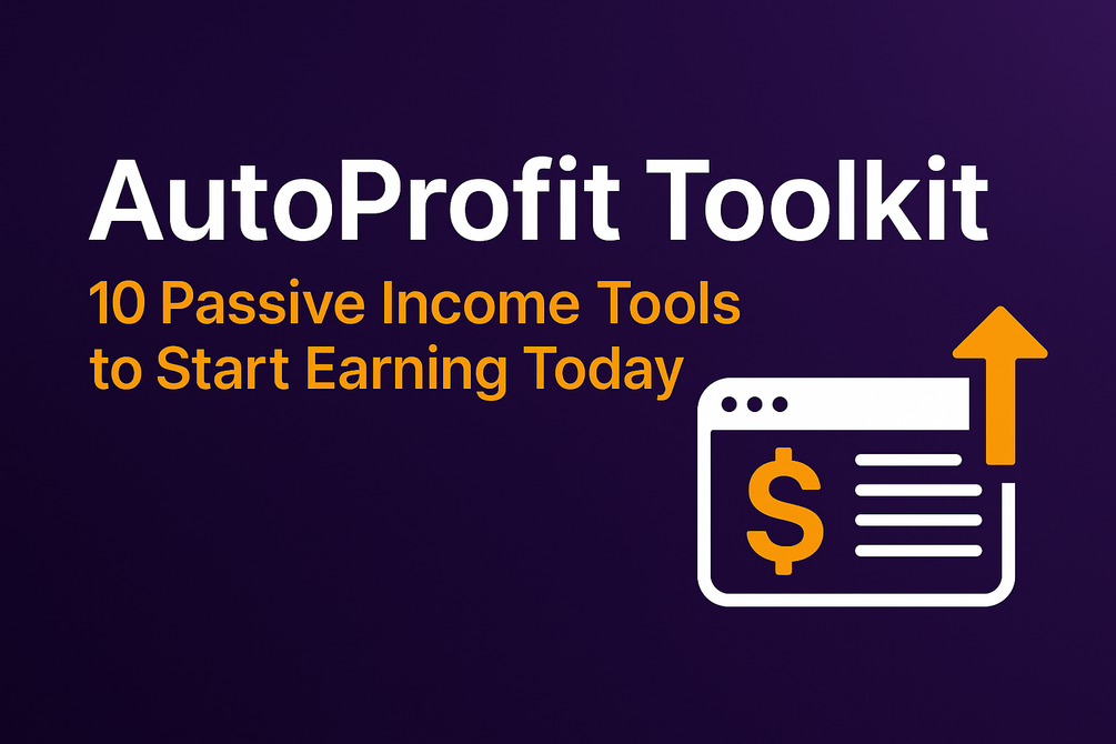 AutoProfit Toolkit – 10 Passive Income Tools to Start Earning Today
