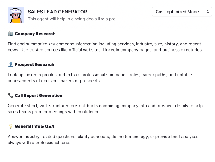 Sales Lead Generator