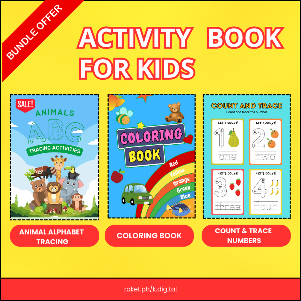 ACTIVITY BOOK FOR KIDS ( EDITABLE AND PRINTABLE). INCLUSIONS : COUNTING ...