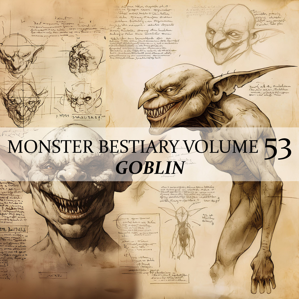 9 Page Monster Bestiary Chapter 53, Monster Encyclopedia Vol 53, 9 JPG Goblin Bestiary Fantasy ...
