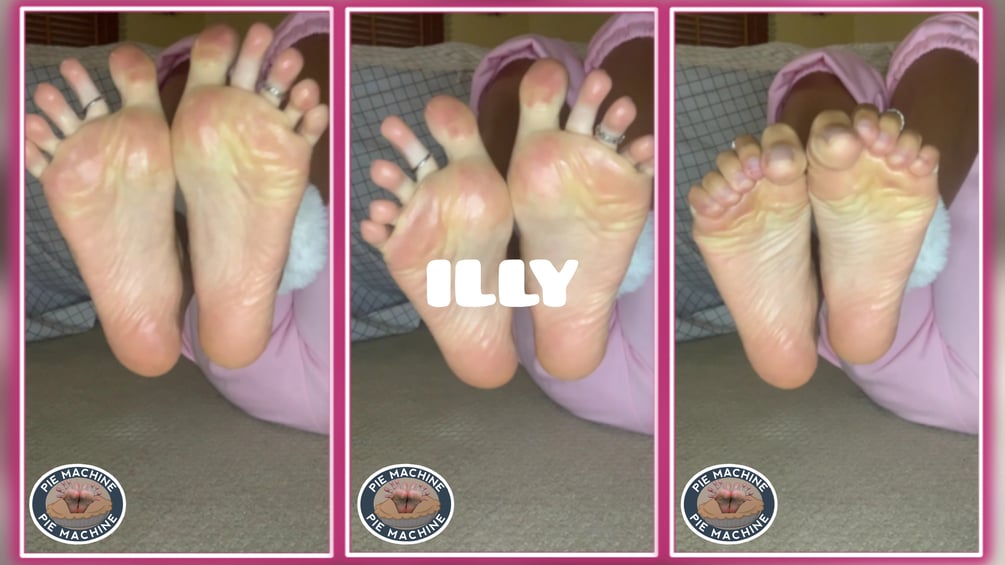ILLY Oily Soles And Spread Her Toes Whit Toe Rings (NEW MODELS)