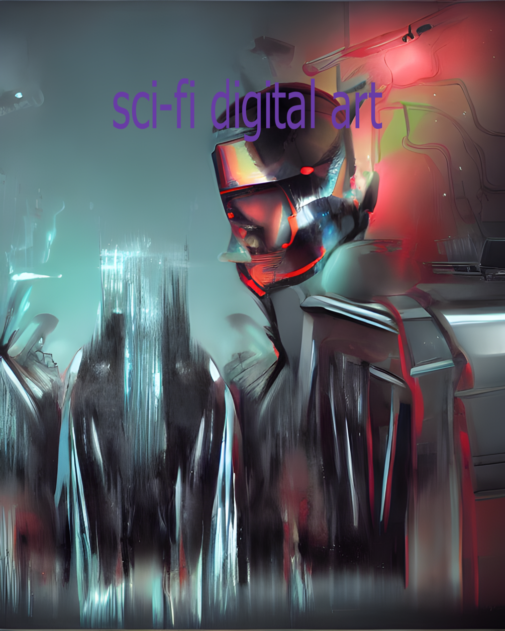 sci-fi digital art
