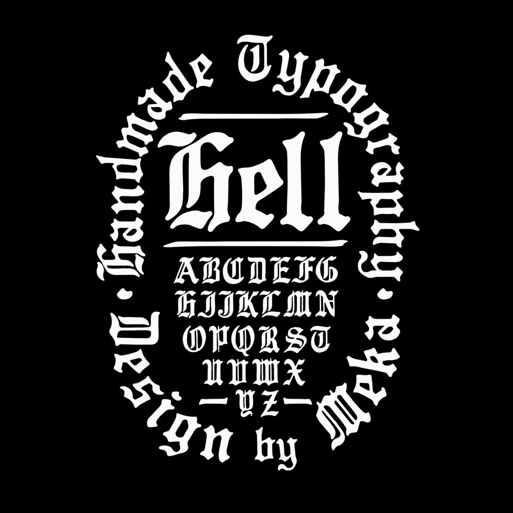 HELL font