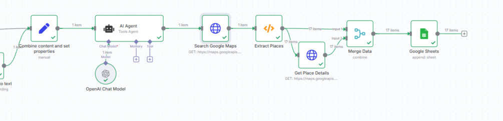 Free n8n google maps lead scraper via voice command