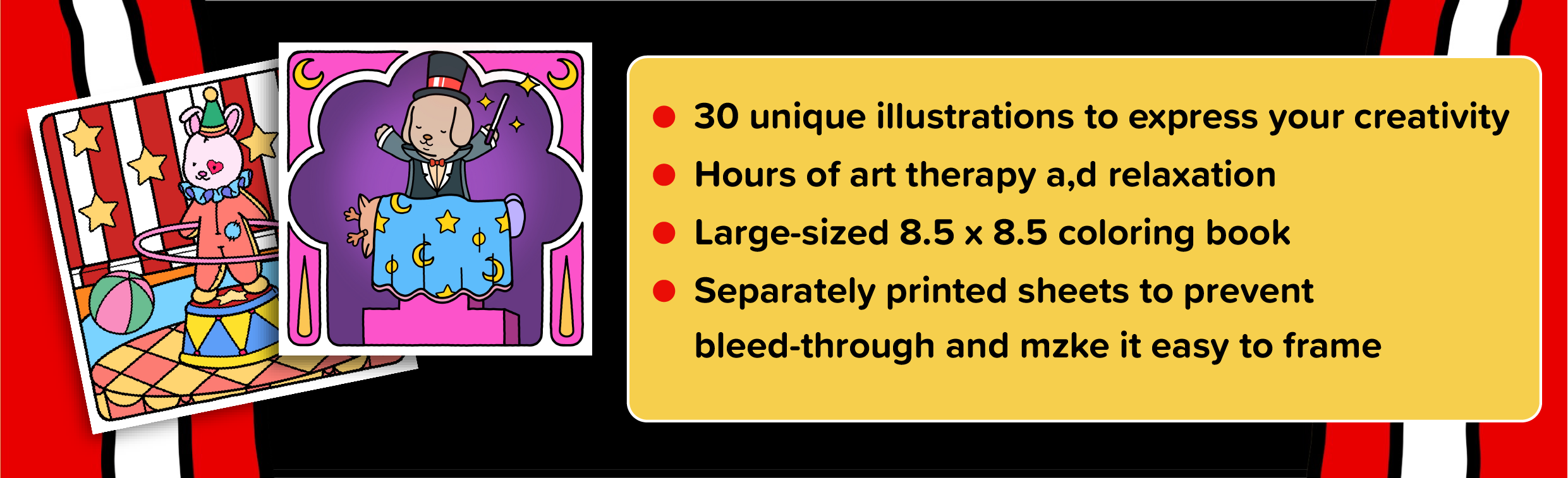 Browmies Circus Spectacle - 30 Coloring Pages (Digital Download, Print ...