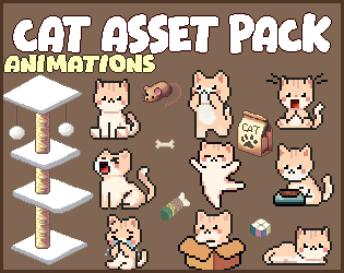 Cat Asset Pack 2D