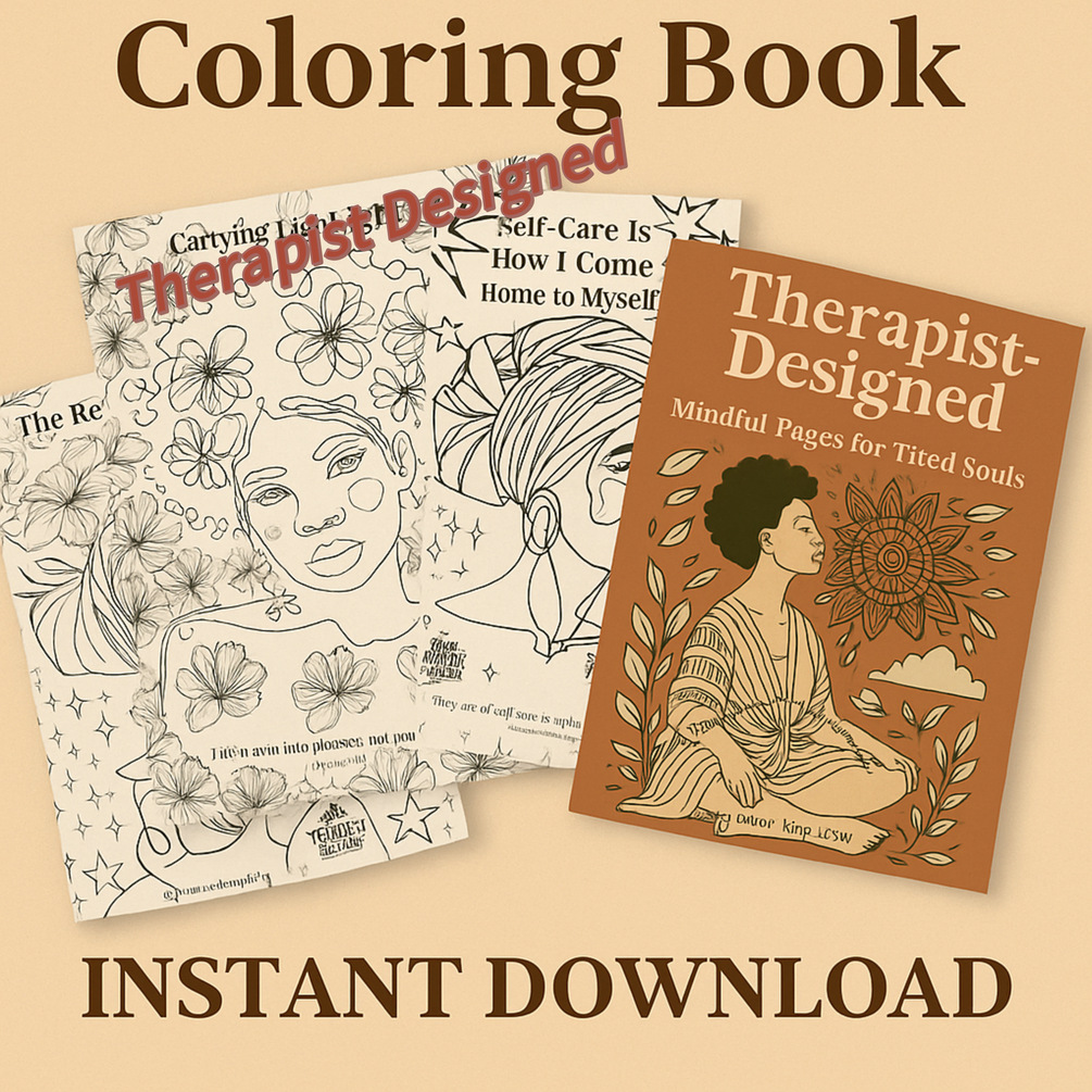 Grounded Coloring Book | Mindful Pages for Tired Souls | Self-Care ...