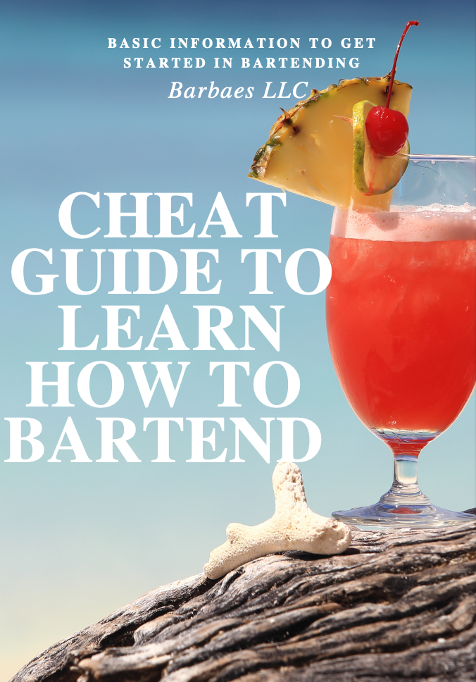 How To Bartend Cheat Book