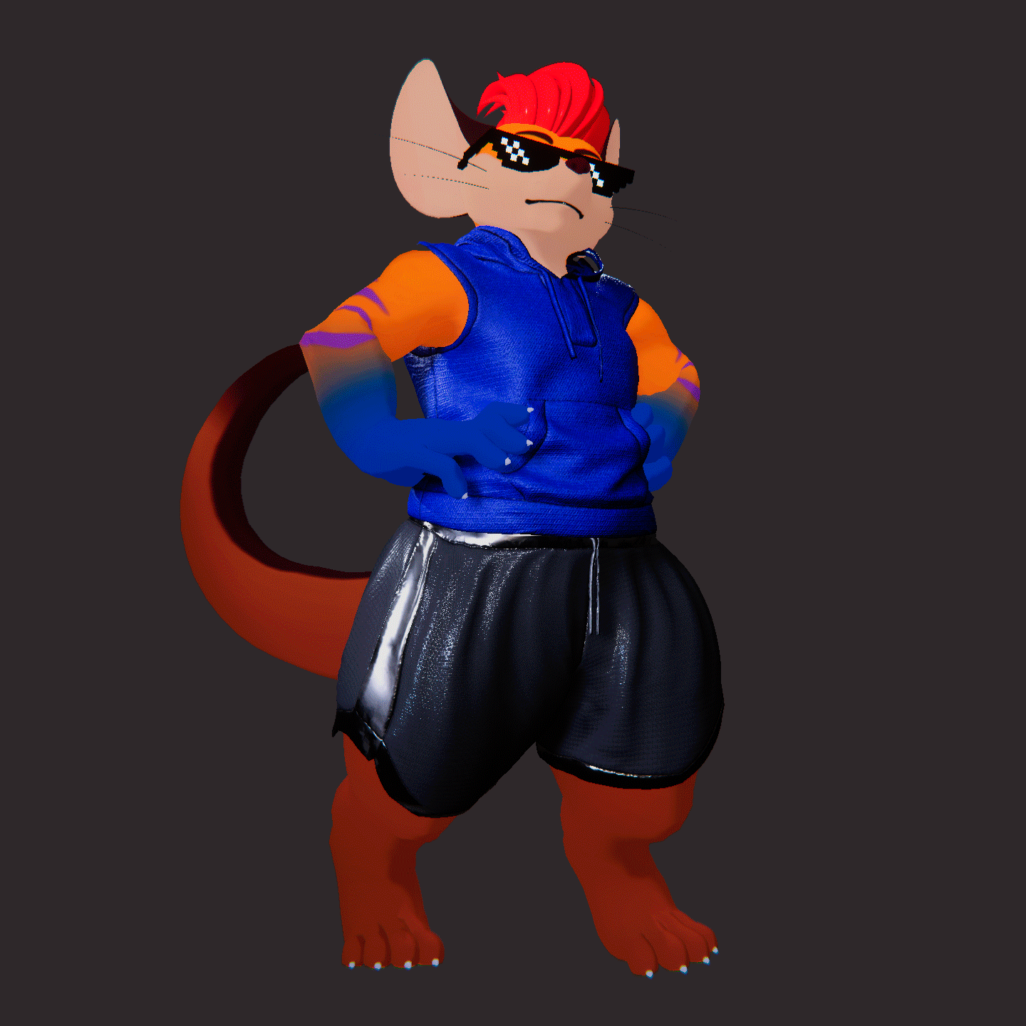 Chuki's Hoodie-Shorts Set