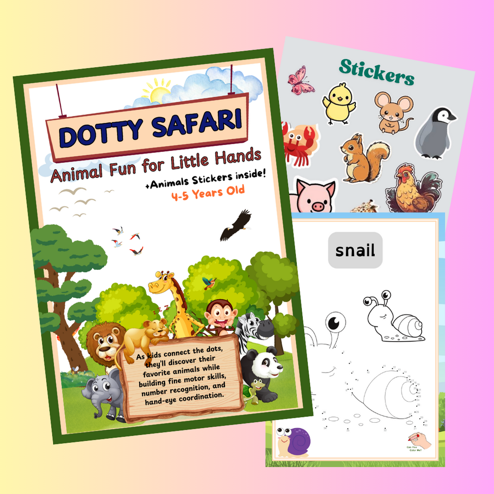 Belle_Kreate DOTTY SAFARI: Animal Fun for Little Hands!