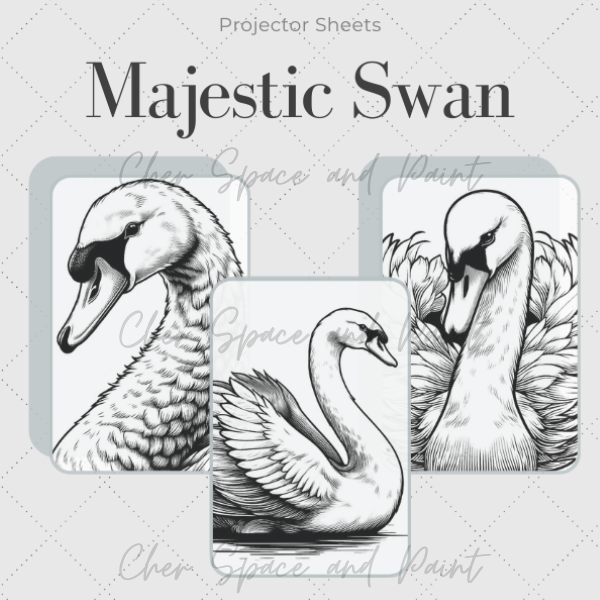 Projector Sheets: Majestic Swan