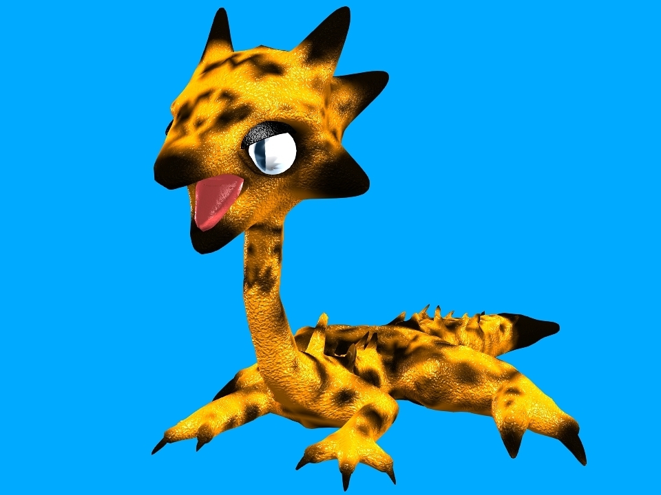 Gerraffadon The toothless reptile wyvern