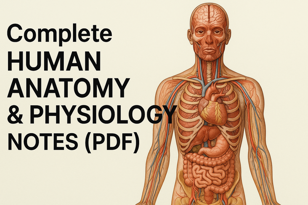 Complete Human Anatomy & Physiology Notes (PDF)