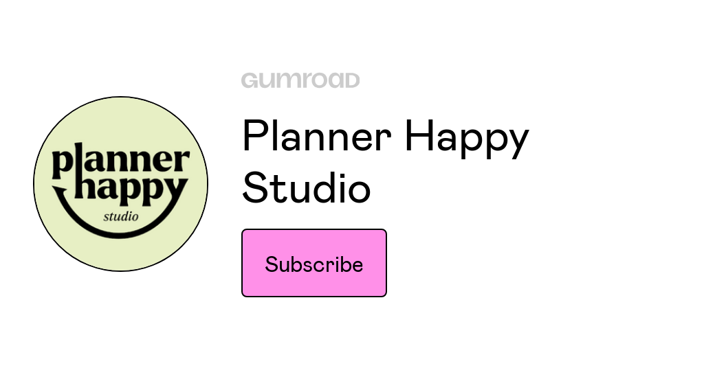 Planner Happy Studio