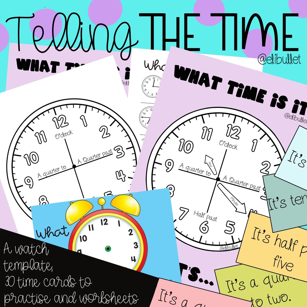 Pack “TELLING THE TIME”