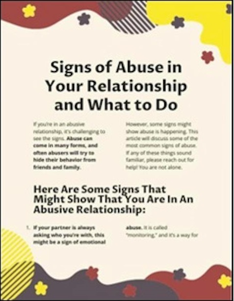 Signs Of Abuse In Your Relationship And What To Do