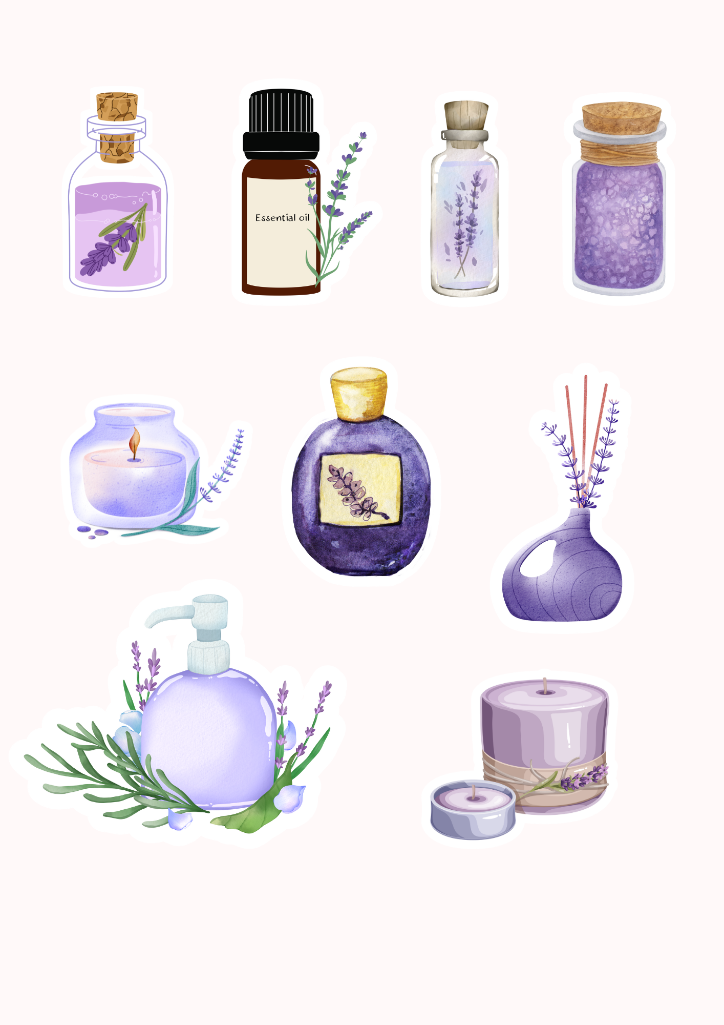 digital and pirintable stickers sheet