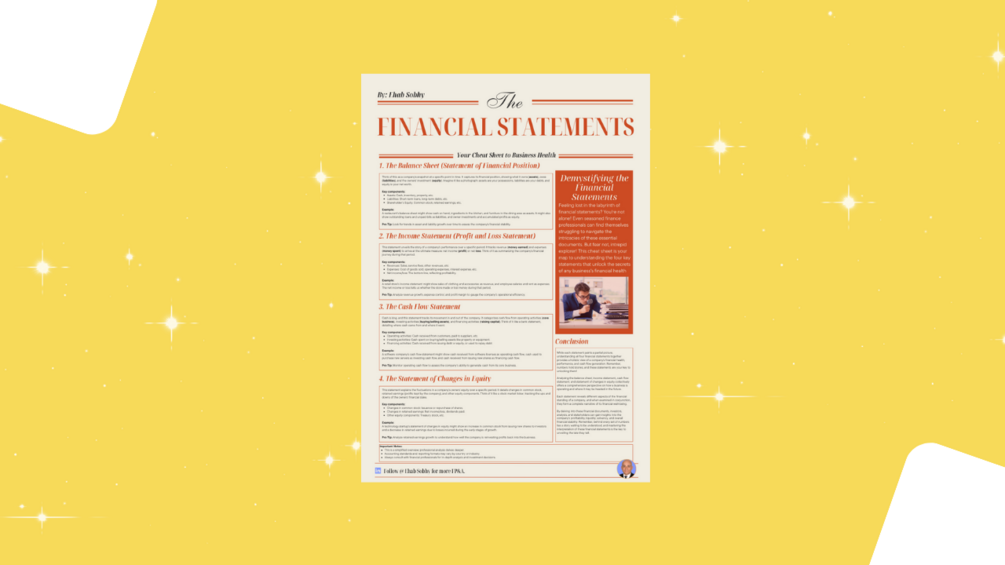 Financial Statements Demystified: Your Go-To Cheat Sheet for Business Savvy