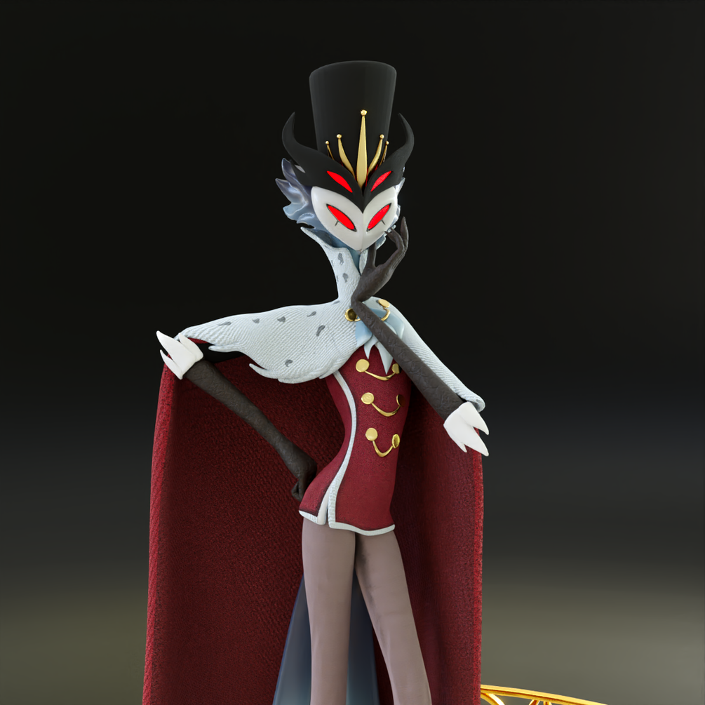 STOLAS SCULPTURE + BASE STL FILE